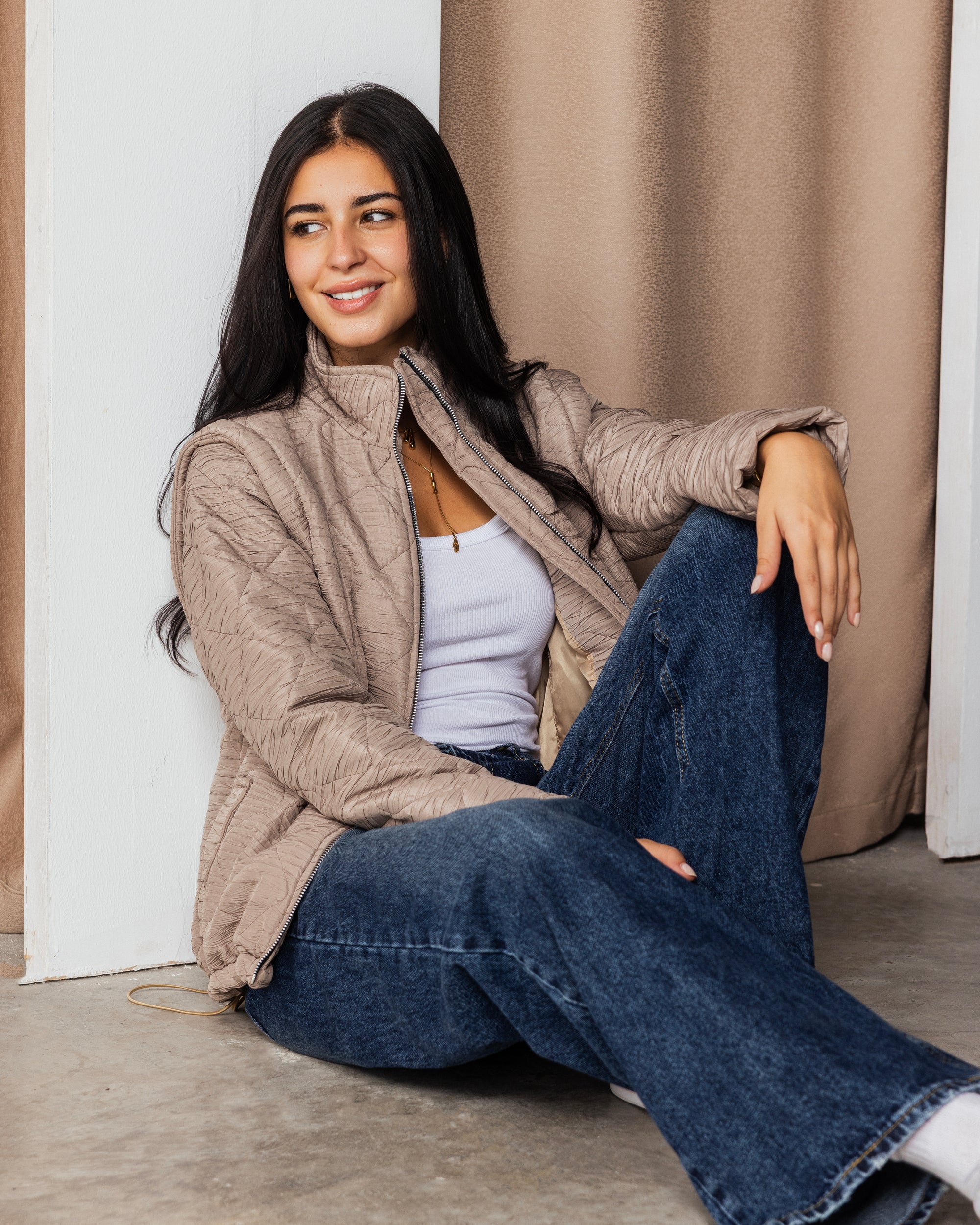 Quilted Puffer Jacket – Tala Fashions